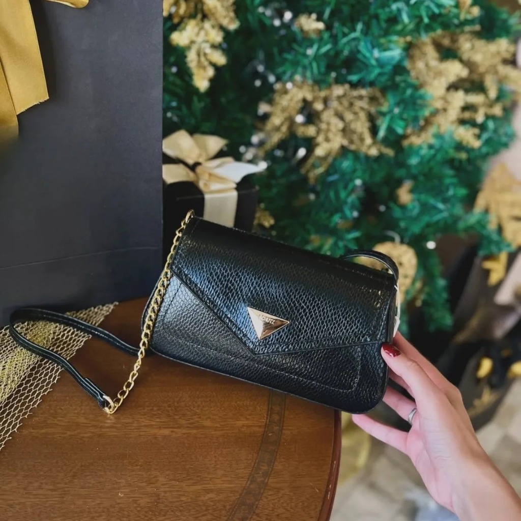 Bolsa Schutz Tiracolo Liese Pequena Original Corrente | Shopee Brasil