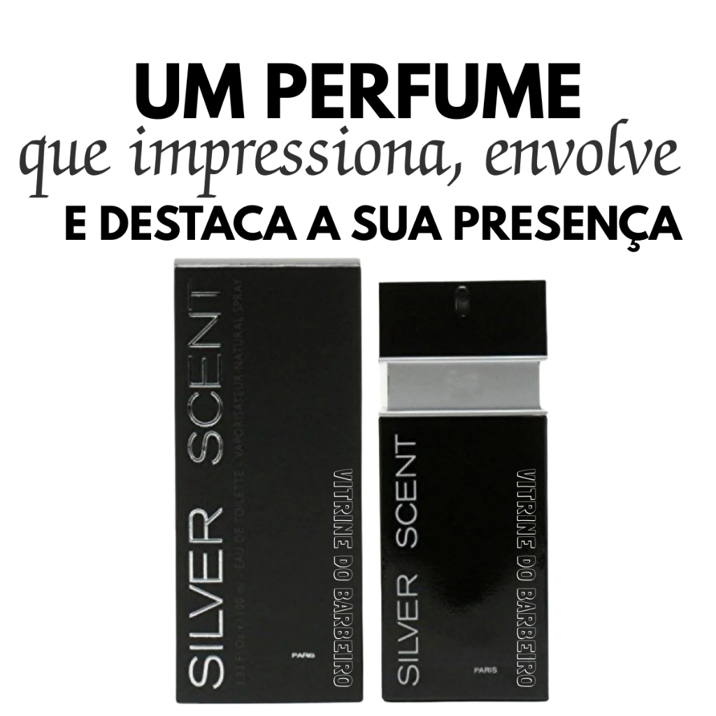 Silver Scent Perfume Francês Eau De Toilette Alta Fixação!!! | Shopee ...