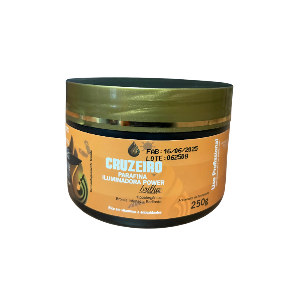 Parafina Cruzeiro Iluminadora 250G - Bronzeamento Natural | Shopee Brasil