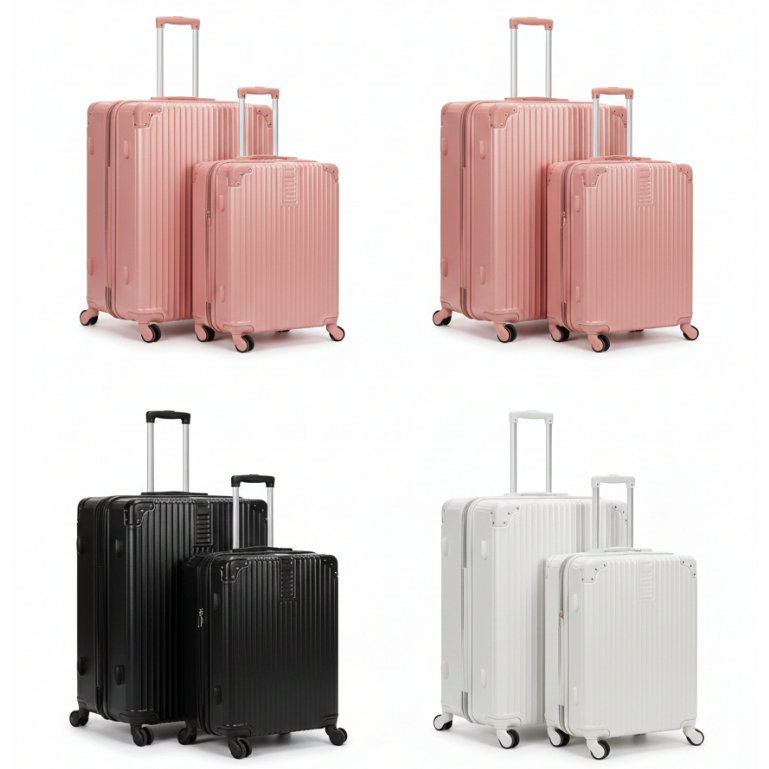 Kit de Malas Viagem ABS 10kg + 23kg Cadeado TSA Rodas Duplas | Diversas ...