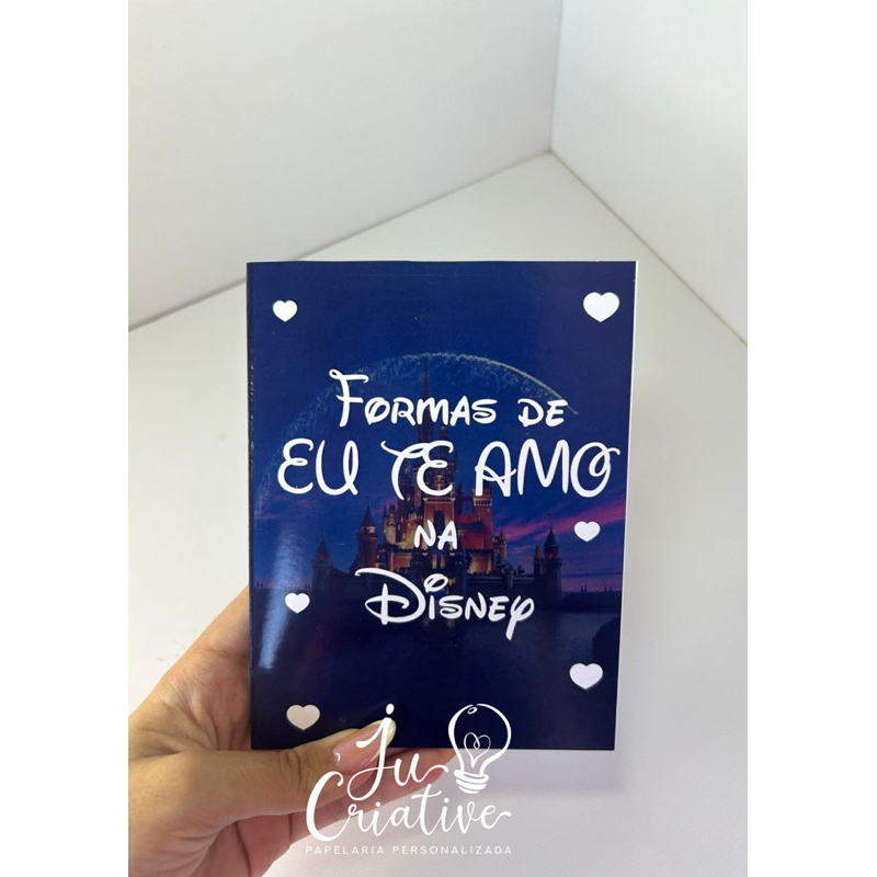 álbum de fotos formas de eu te amo Disney acompanha chaveiro ...