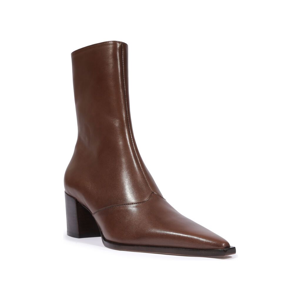Bota Couro Marrom Schutz - Original | Shopee Brasil