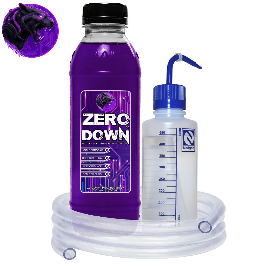 Fluido para Water Cooler - 500ml ou 1 Litro - 2M Mangueira 3/8 E ...