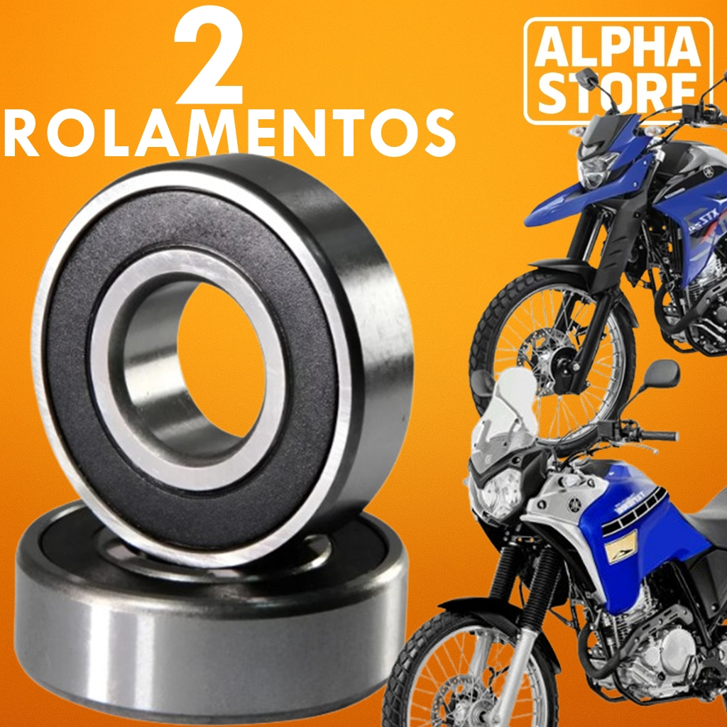 Rolamento Roda Traseira Xtz 250 Lander Xtz 250 Tenere - 2 Rolamentos ...