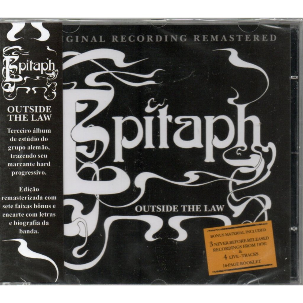 Cd Epitaph - Outside The Law Relançamento Bonus Tracks (2025) | Shopee ...