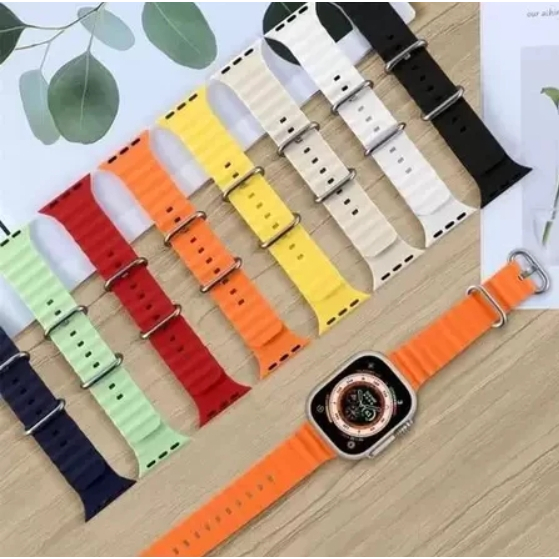 Pulseira Ocean para Smartwatch Apple Watch Series Ultra/Pro 42 Ao 49mm ...