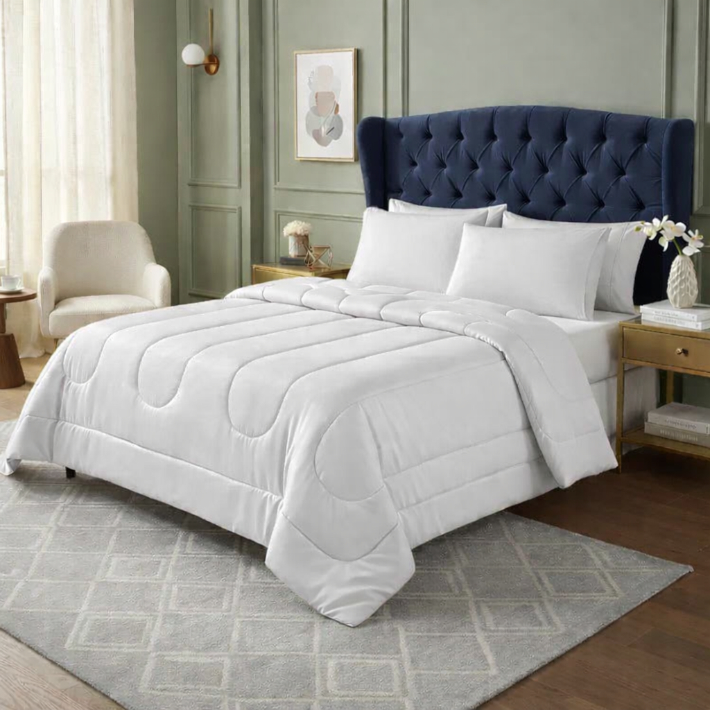 Edredom Super King Size 400 Fios Dupla Face Grosso Hotel | Shopee Brasil