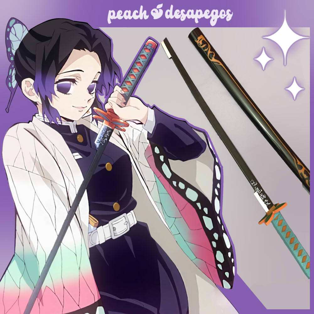 ESPADA COSPLAY SHINOBU KOUCHOU DEMON SLAYER SEMI NOVA | Shopee Brasil