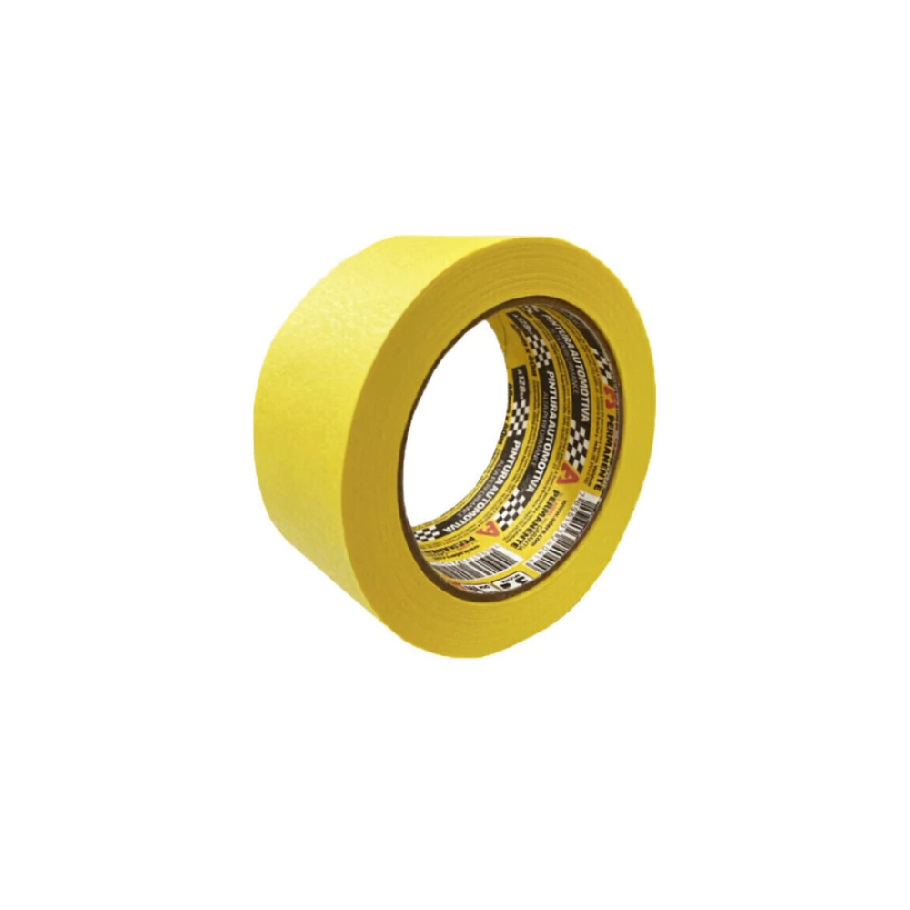 Fita Crepe Amarela Automotiva Adere 48mm x 40m | Shopee Brasil