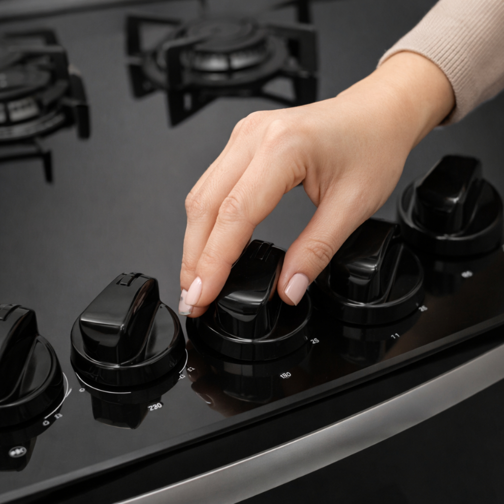 BOTÃO MANÍPULO PARA FOGÕES ATLAS U.TOP GLASS E AGILE GLASS 4 E 5 BOCAS ...