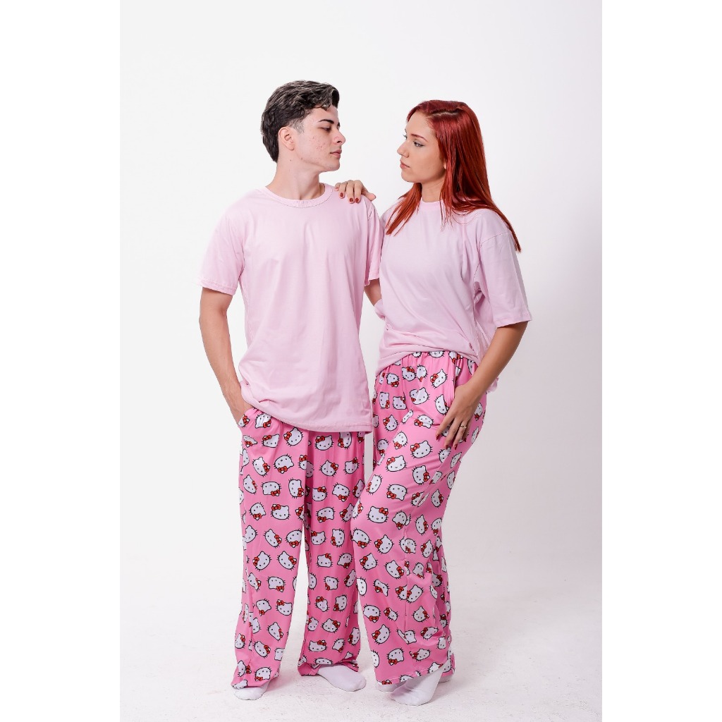 kit casal pijama Hello Kitty, Grinch, Estranho mundo de Jack, pijama de ...