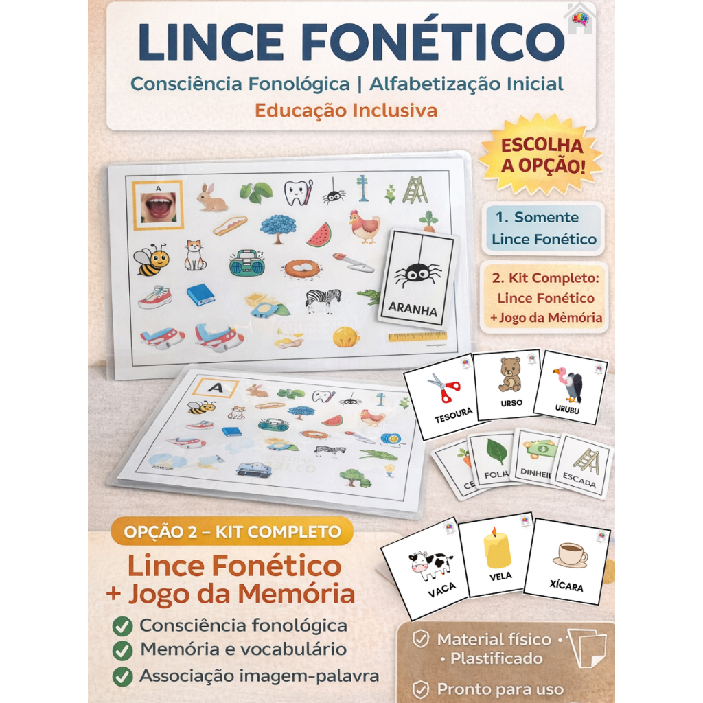 ALFABETIZAÇÃO INFANTIL | LINCE FONÉTICO | JOGO DA MEMÓRIA | EDUCAÇÃO ...