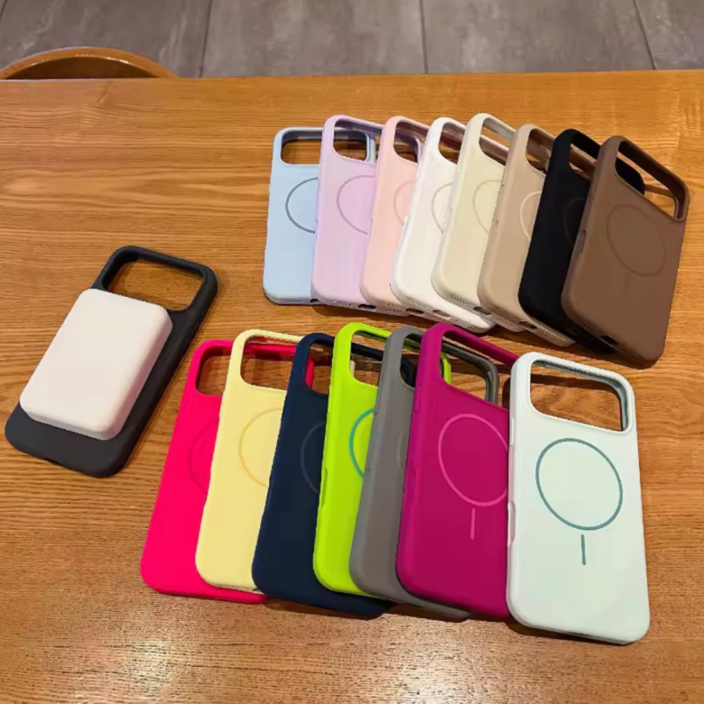 Capa Capinha Case Silicone Líquido Magnética Magsafe para iPhone 17 17 ...