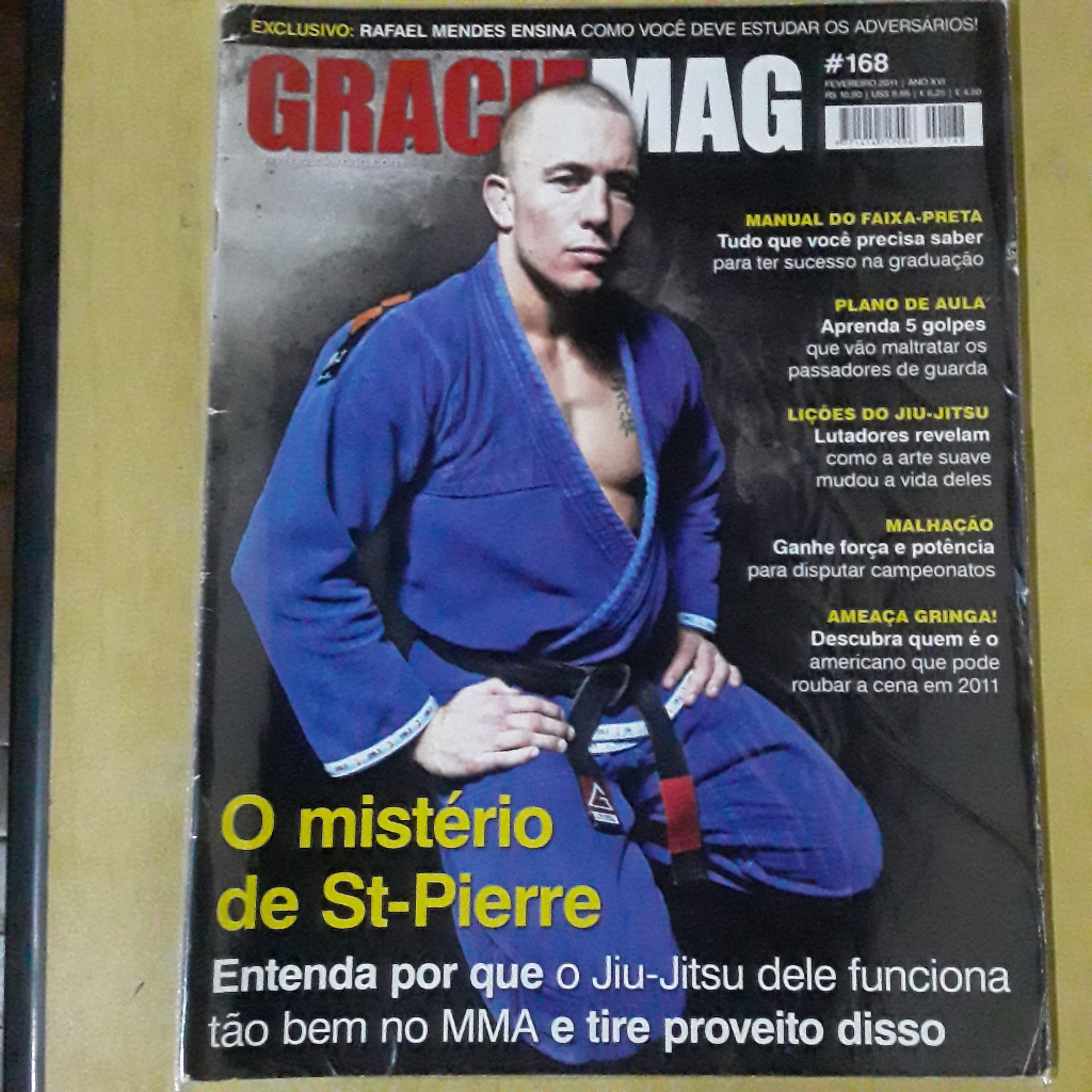PL39 REVISTA GRACIE MAGAZINE Nº168 MANUAL DO FAIXA-PRETA | Shopee Brasil