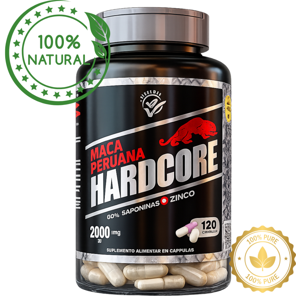 Maca Peruana Cápsulas | Suplemento Alimentar | Uso Diário | 120 ...