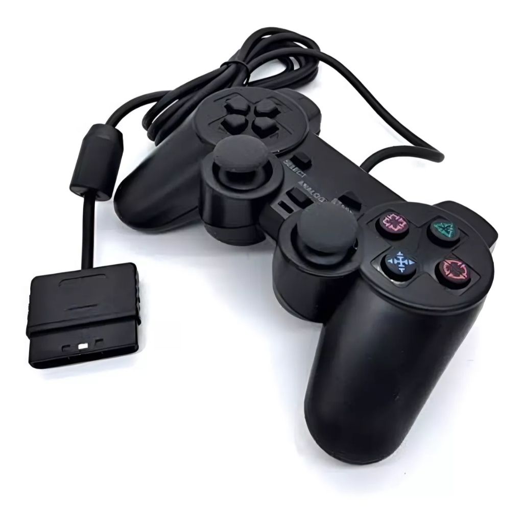 Controle Para Playstation 2 Preto Joystick Ps2 | Shopee Brasil