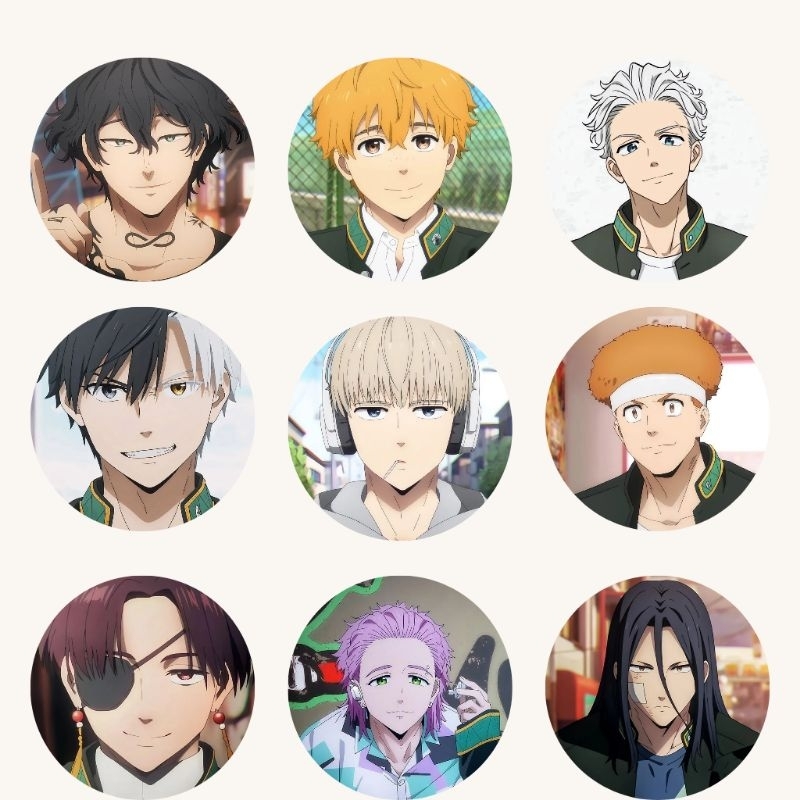Anime Wind Breaker Bottons 5,8 cm | Nerd Geek | Boton/ Botton | Bottons ...