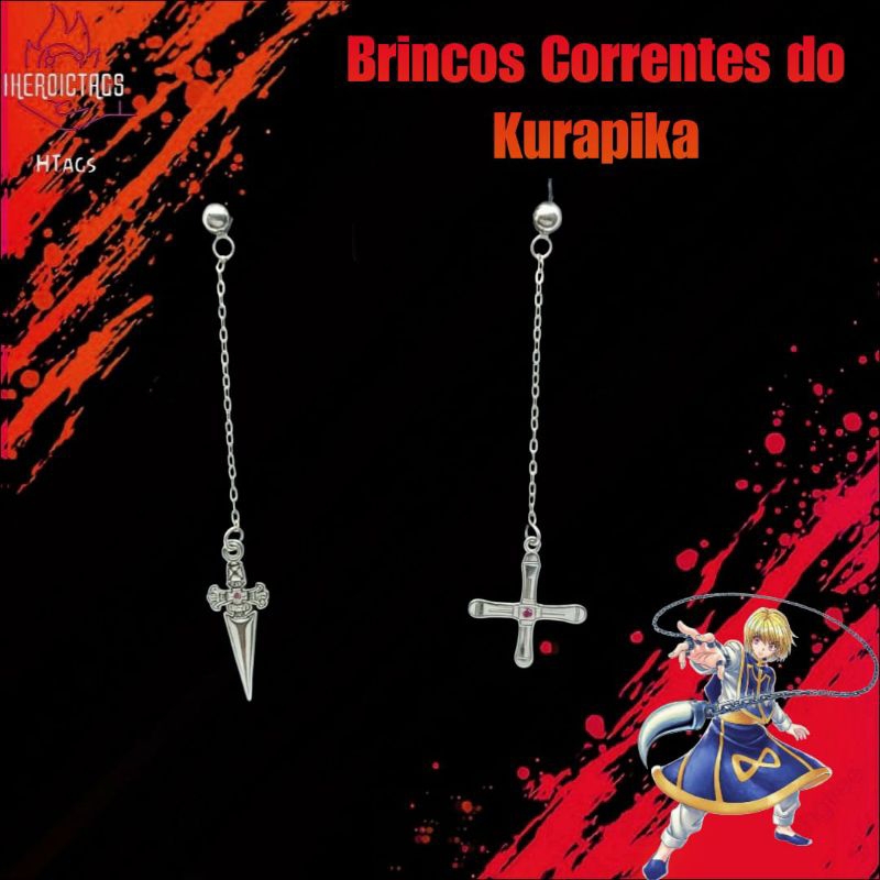 Brincos da Corrente do Kurapika - Hunter X Hunter | Shopee Brasil