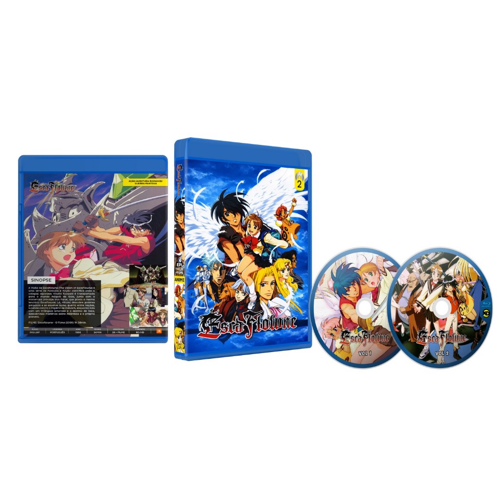 Bluray Vision Of Escaflowne (1996) Completo + Filme Fullhd com Luva ...