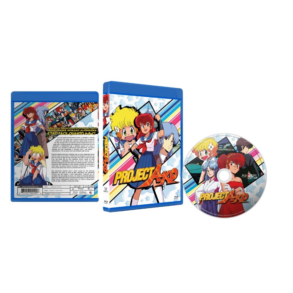 Bluray Project A-ko (1986) Completo + Filme Fullhd Com Luva | Shopee Brasil