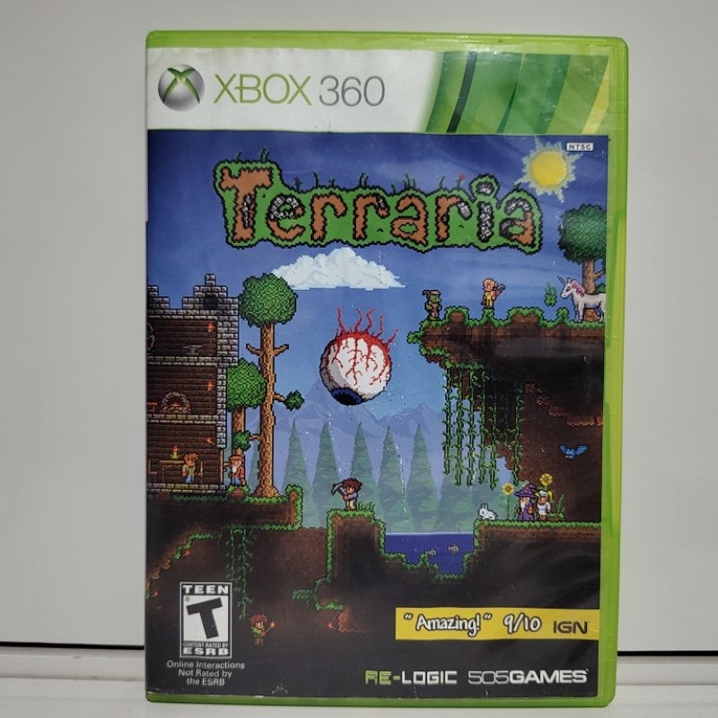 Terraria Xbox 360 Original - Game Mídia Física - Jogo Original Usado ...