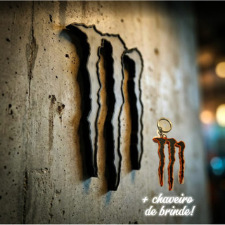 Monster energy energético logo decoração bar quarto gamer | Shopee Brasil