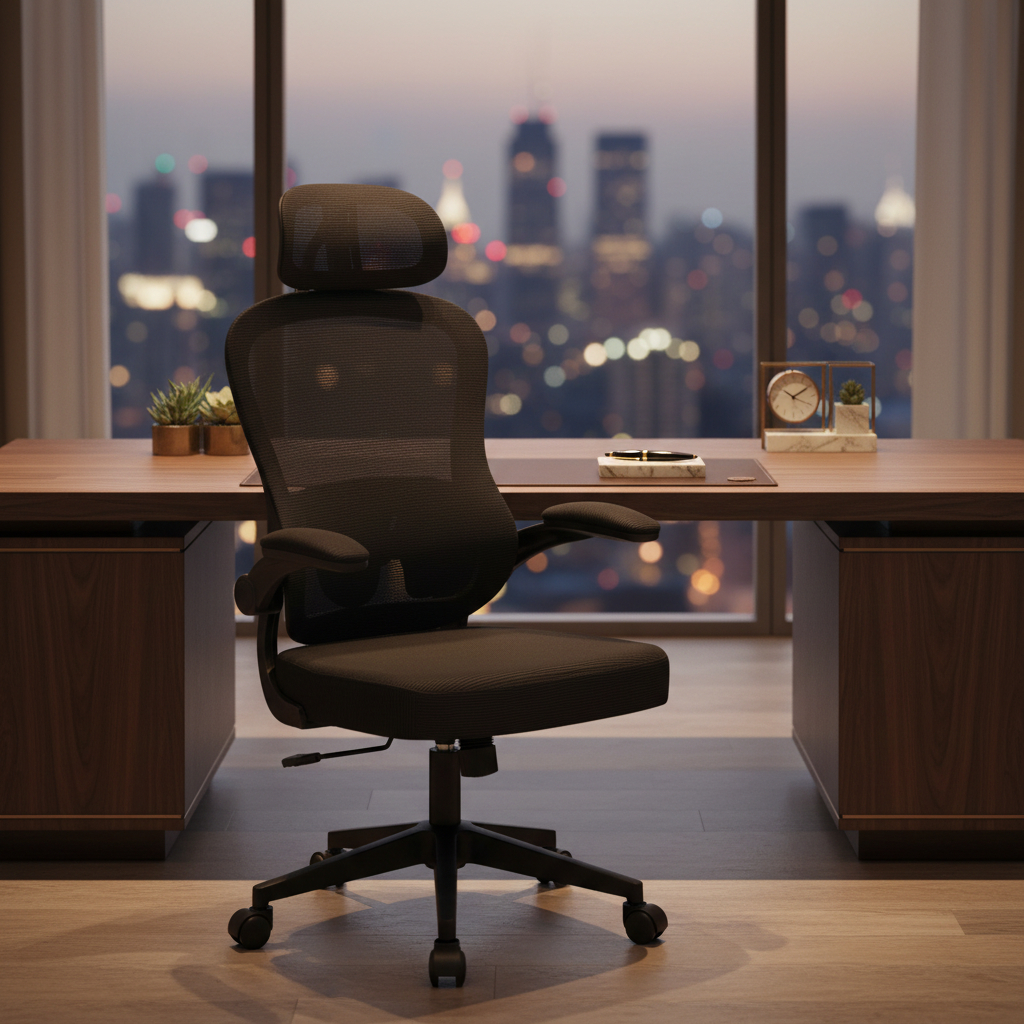 Cadeira Escritório Ergonômica BME Berlim Mesh Com Suporte Lombar ...