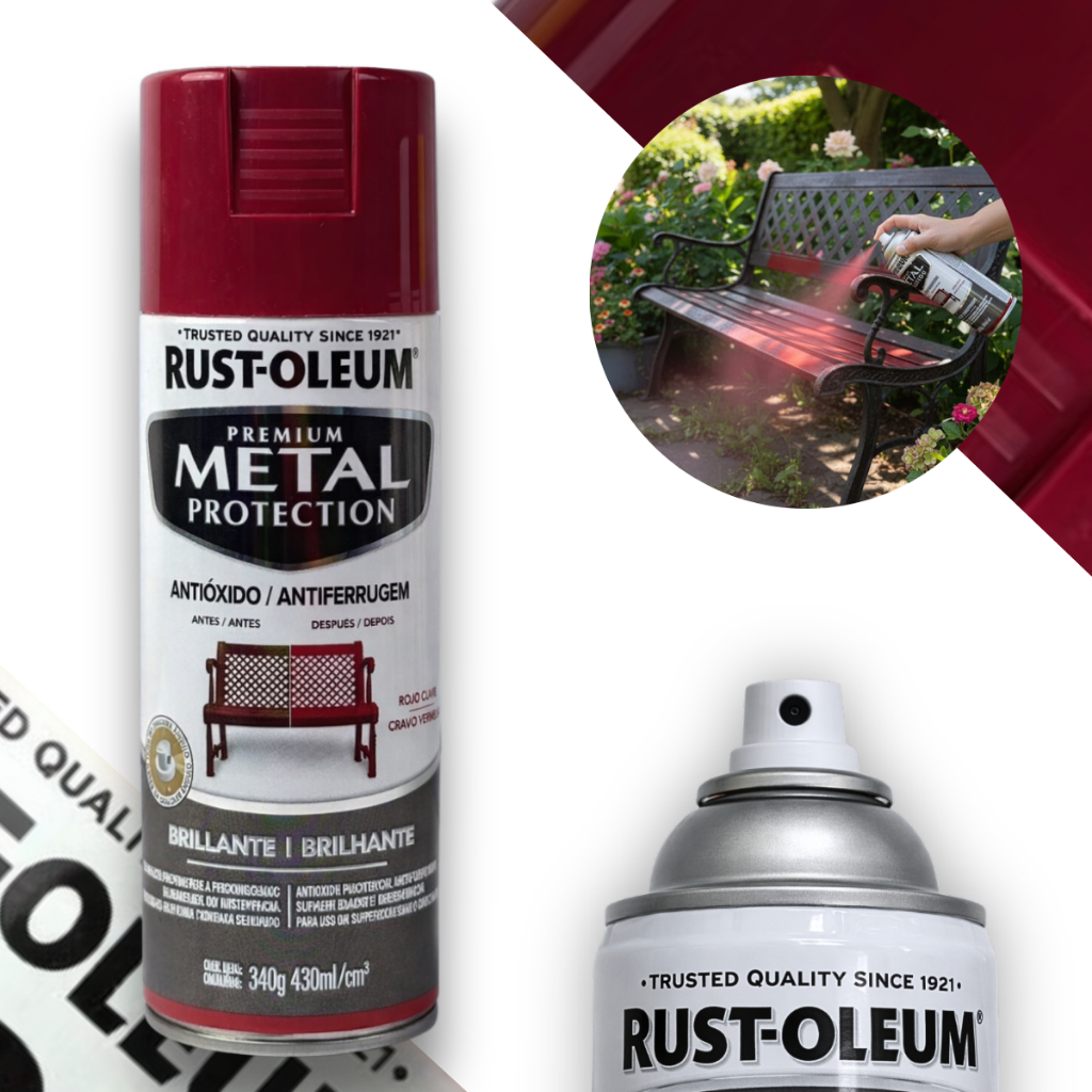 Spray Esmalte Anticorrosivo Metal Protection Branco Rust oleum | Shopee ...