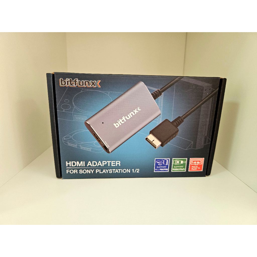 Cabo Bitfunx HDMI para PS1/PS2 – 1080p | RGB & YPBPR | Plug & Play ...