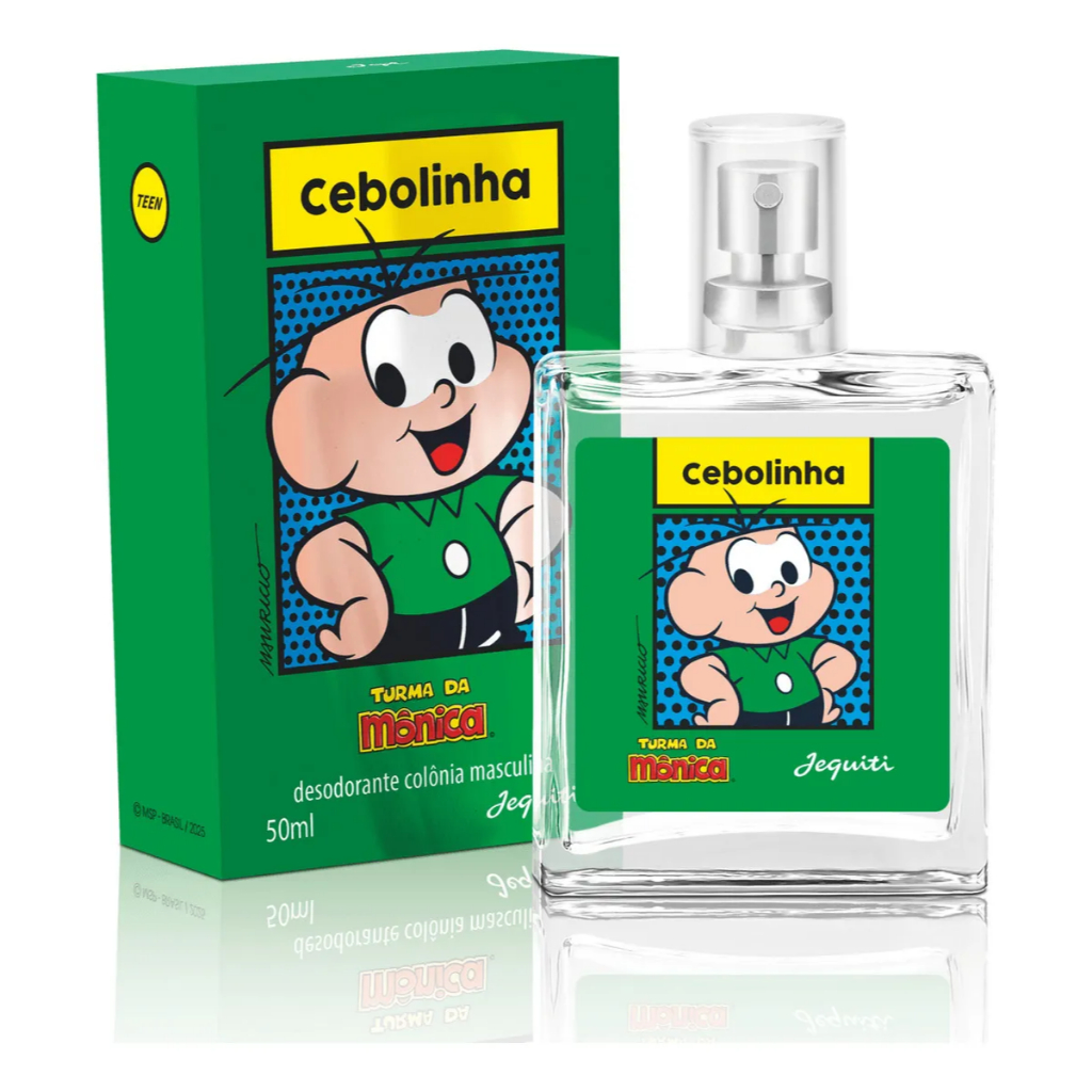 Colônia Cebolinha Jequiti Turma da Mônica Perfume Infantil 50 ml ...