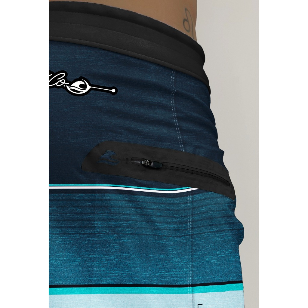 BOARDSHORT JISK - BERMUDA TACTEL SURF COM ELASTANO, ACADEMIA, SURF ...