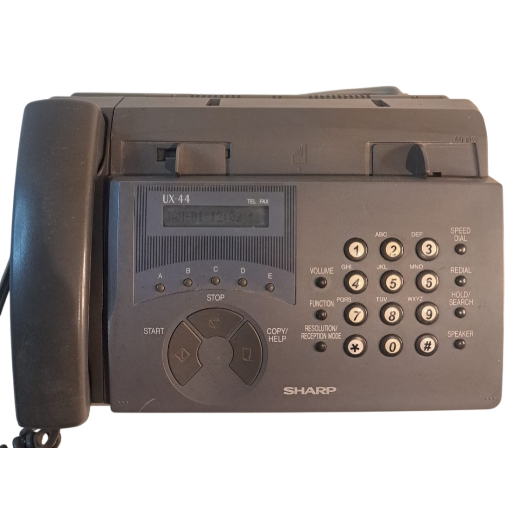 Aparelho Fax / Telefone Sharp UX-44 / 127V | Shopee Brasil