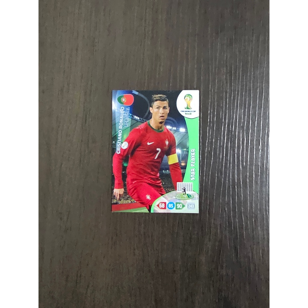 Card Cristiano Ronaldo Star Player - Copa do Mundo de 2014 | Shopee Brasil