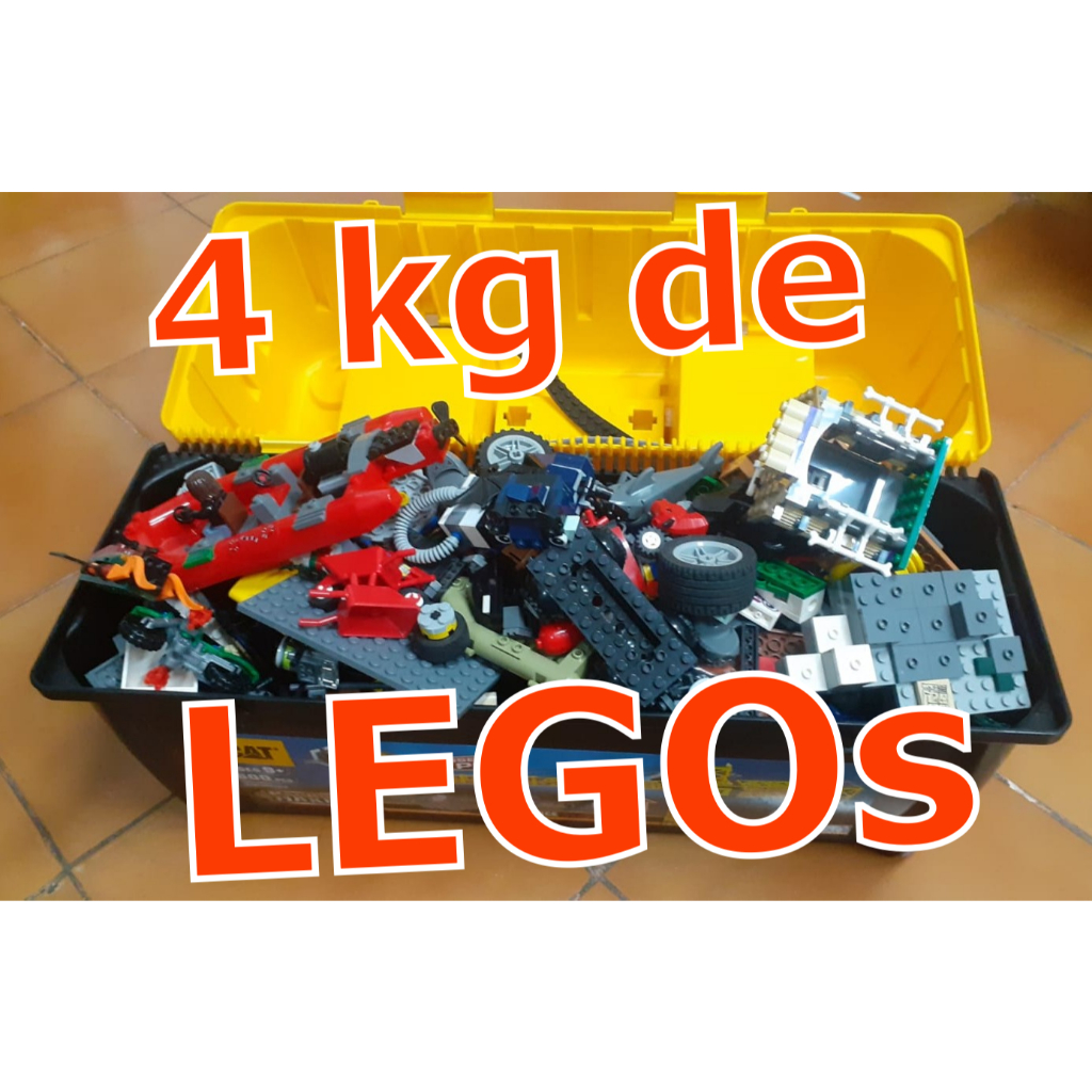 Peças de Lego Variados Caixa de 4 Kg | Shopee Brasil