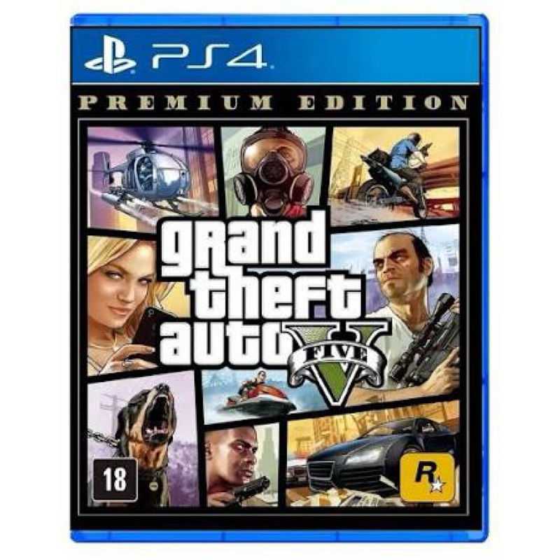 Grand Theft Auto V - Premium Edition ( CD ) | Shopee Brasil