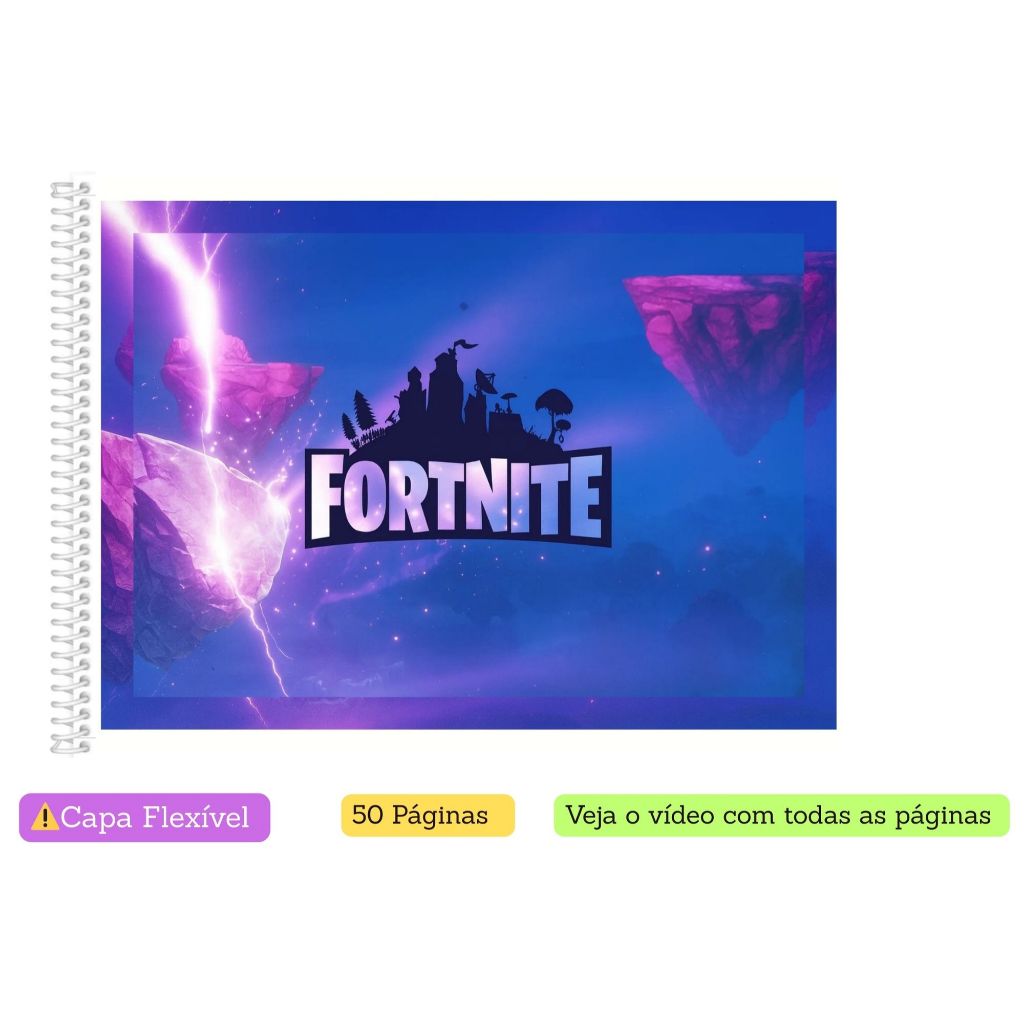 Fortnite Livro de colorir | Jogo |Coloring Book |Edição Fofa e ...