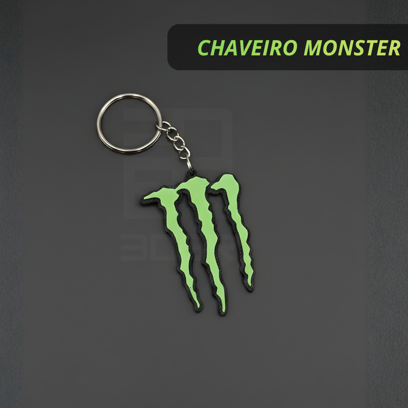 Chaveiro Garra Monster Verde - Alta Qualidade e Resistente | Shopee Brasil