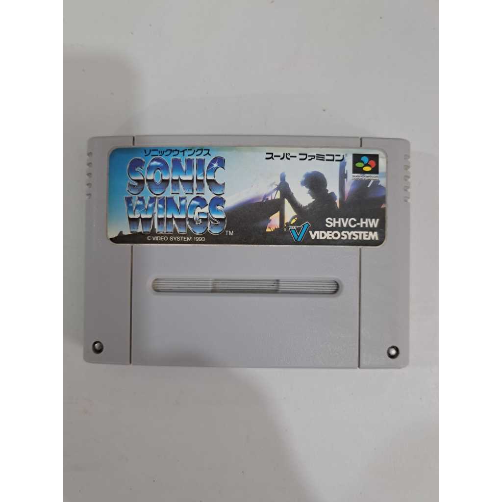 Sonic Wings - Super Famicom ( USADO ) | Shopee Brasil