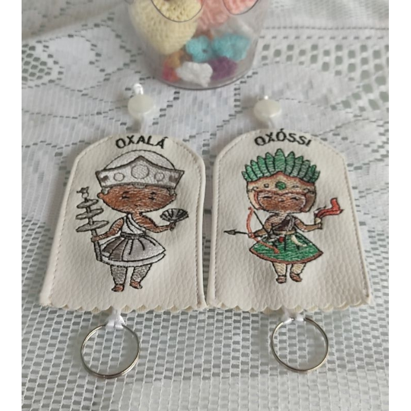 Porta Chaves Orixás Bordado Diversos Modelos - Umbanda e Candomblé ...