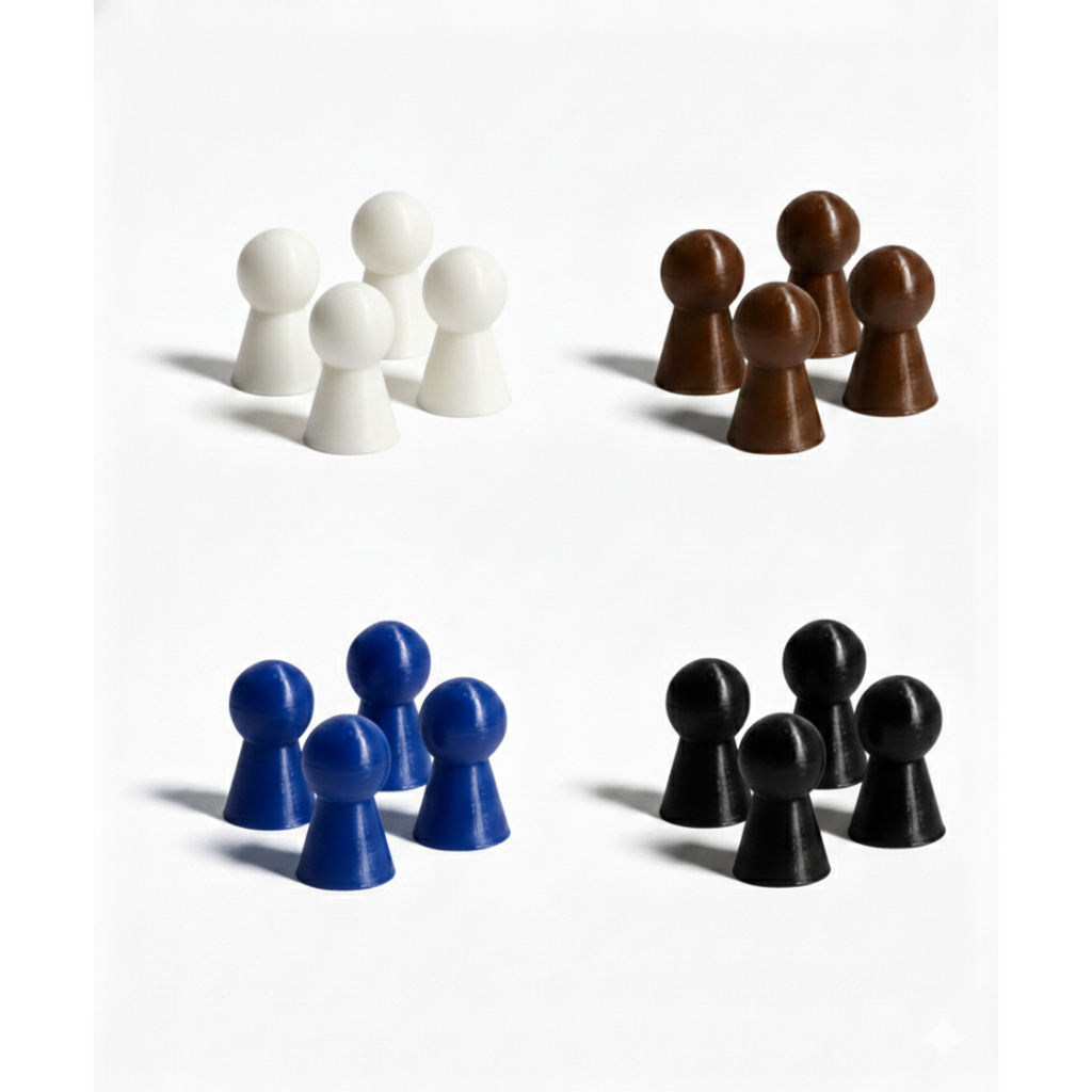Kit Peões para Jogo de Tabuleiro Pinos de Jogos de Mesa Board Game ...