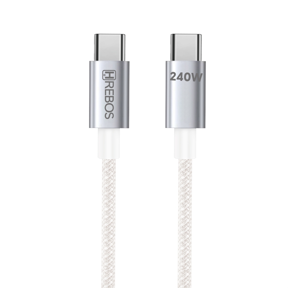 Cabo Tipo C 240W 2 Metros Turbo Para iPhone 15 16 Pro Max Samsung S24 ...