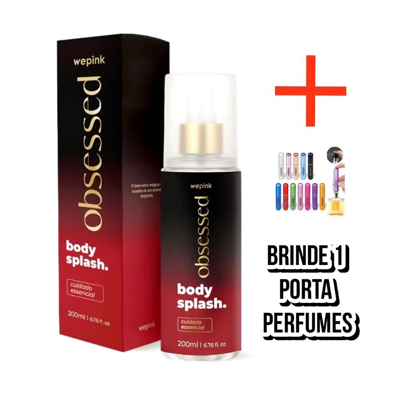 body Splash obsessed wepink+ porta Perfumes brinde | Shopee Brasil