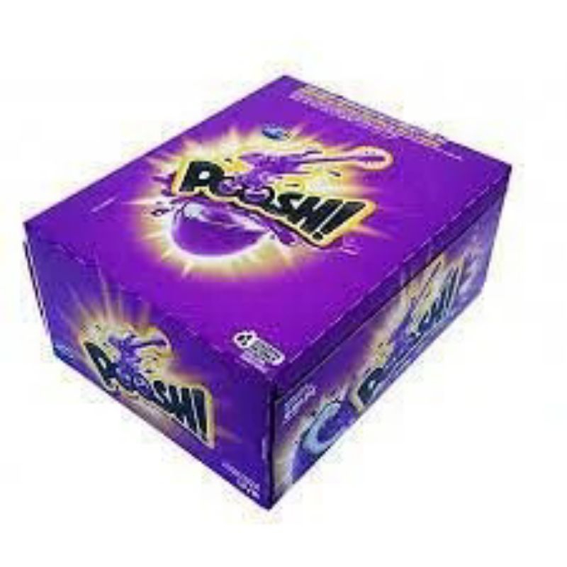 CHICLETE POOSH CAIXA C/ 200 GR C/ 40 UNIDADES TRES SABORES | Shopee Brasil