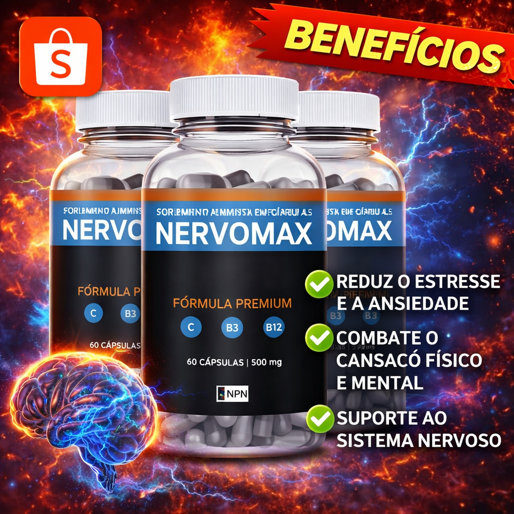Nervomax Original Cápsulas Envio Rápido Fórmula Premium Oficial ...