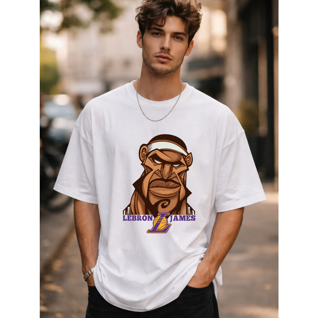 Camisa Oversized NBA Basquete Camiseta Masculina Estilo Street Hip Hop ...