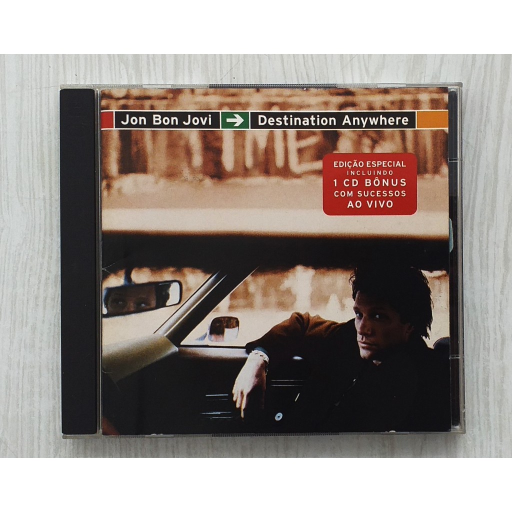 Cd Jon Bon Jovi - Destination Anywhere - Cd Duplo | Shopee Brasil