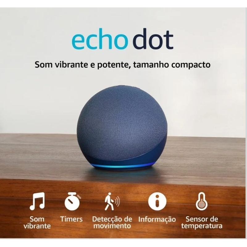 Alexa Echo Dot 5° geração | Shopee Brasil