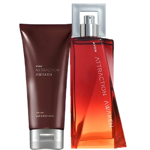 Avon - Attraction Awaken Kit - Perfume 75ml e Shampoo 90ml | Shopee Brasil