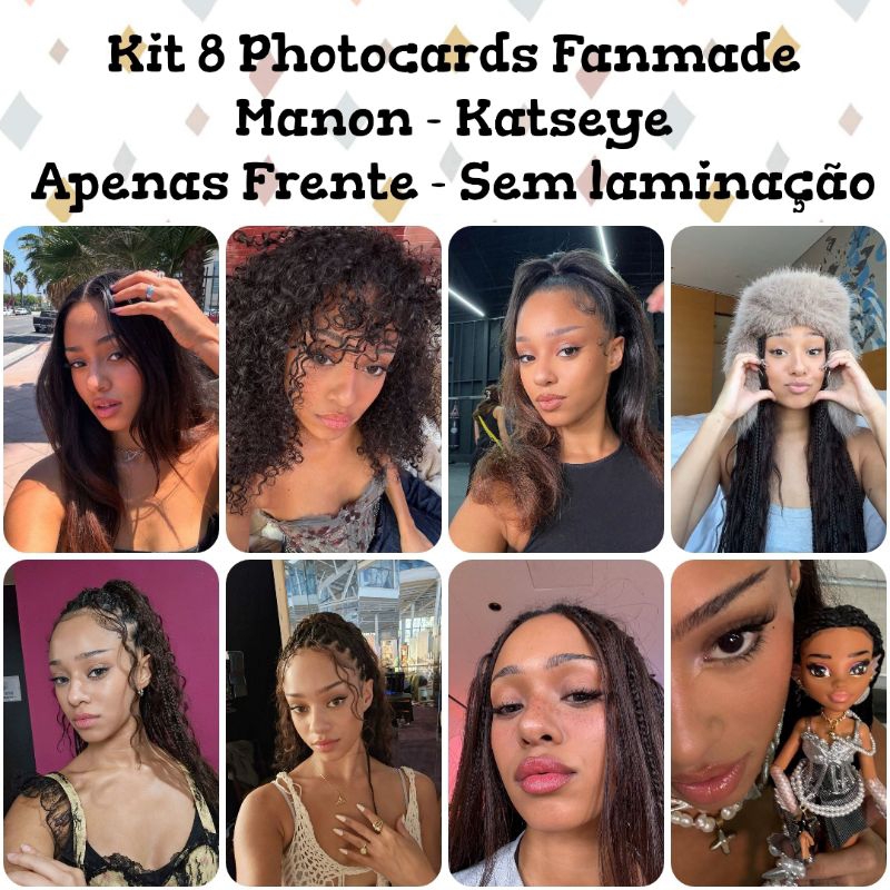 Kit 8 Photocards Fanmade Manon Katseye Selca Kpop | Shopee Brasil