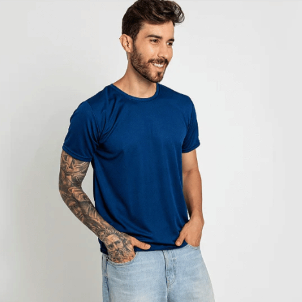 Camiseta Masculina Unissex Dry Fit Básica Esportiva - Camisa Lisa Para ...